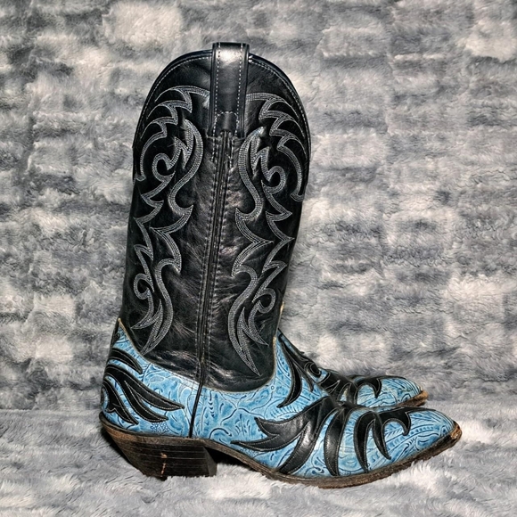 Code West | Shoes | Vintage Code West Cowboy Western Boots | Poshmark
